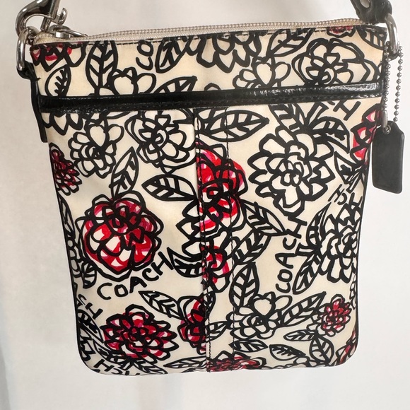 Coach | Bags | Coach Poppy Floral Graffiti Sateen Small Crossbody Bag ...